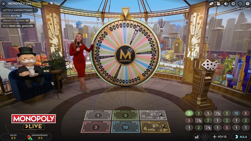 Monopoly Live ( Palautusprosentti 96.23 % | Evolution Gaming ...