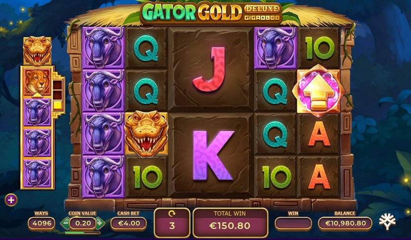Gator Gold Deluxe Gigablox ( Palautusprosentti 96.00 % | Yggdrasil ...